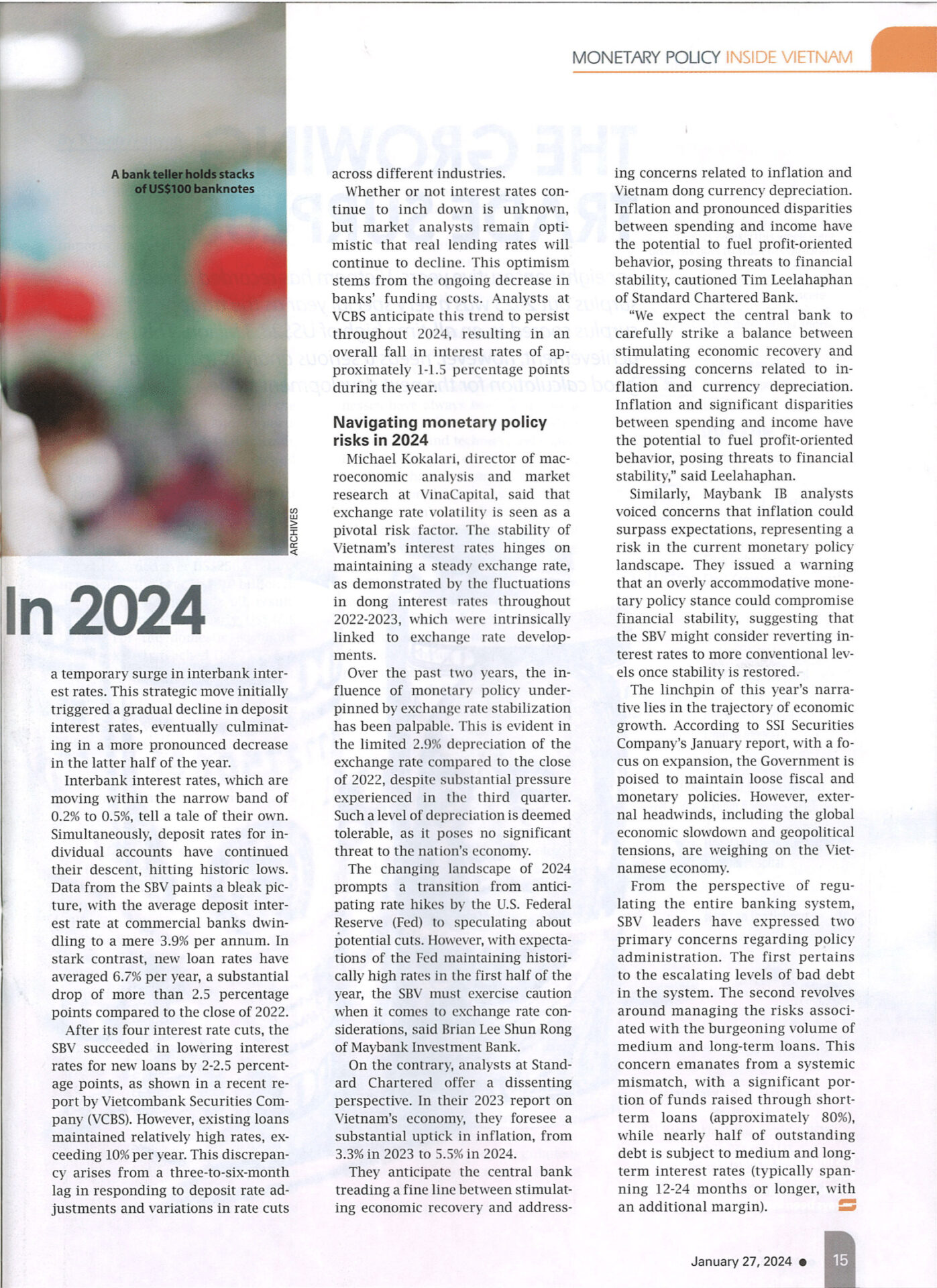 Anticipating Monetary Policy in 2024 - Corporate Counsels